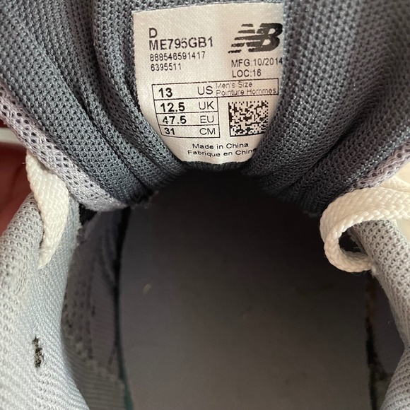 New Balance | Shoes | Mens New Balance 795 V Running Sneakers Gray ...